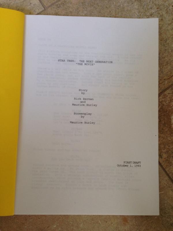 Movie Script Cover Page