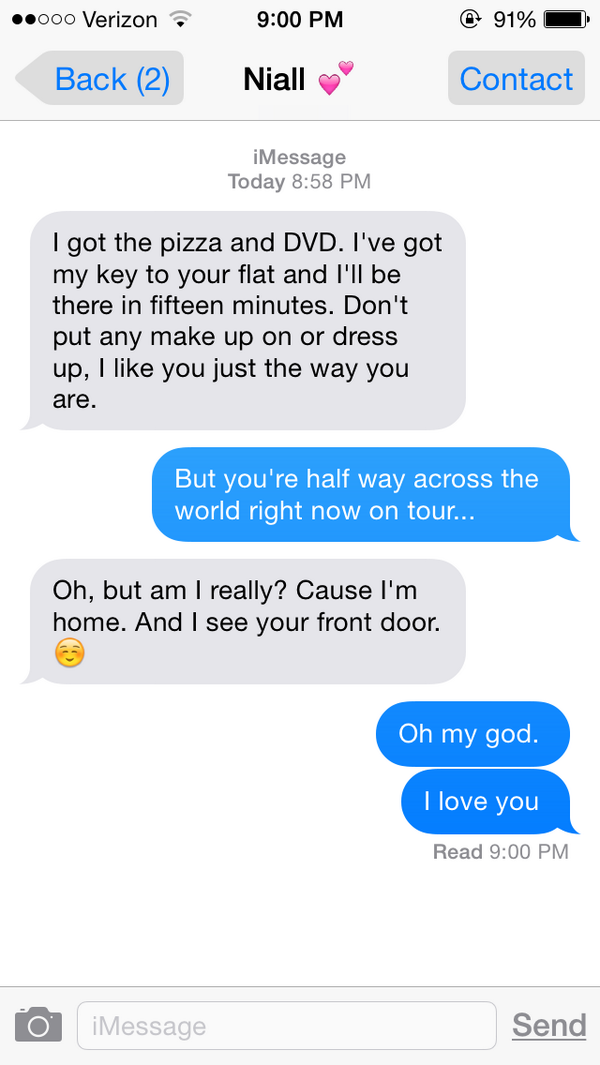 Imagine 1d Texts Niall