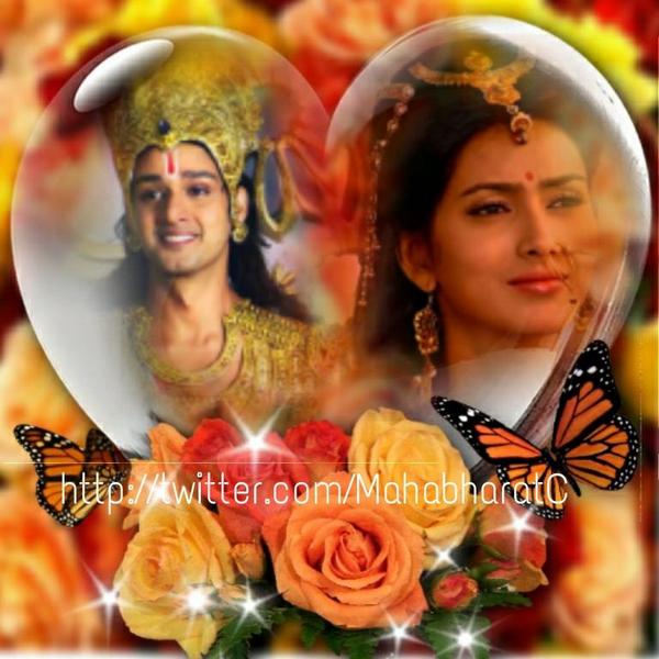 Star Plus Mahabharat Krishna And Rukmini