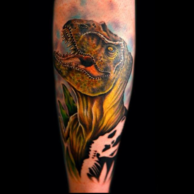 Tatuaggio T Rex Jurassic Park 20 T Rex Tattoo Ideas | T Rex Tattoo,
