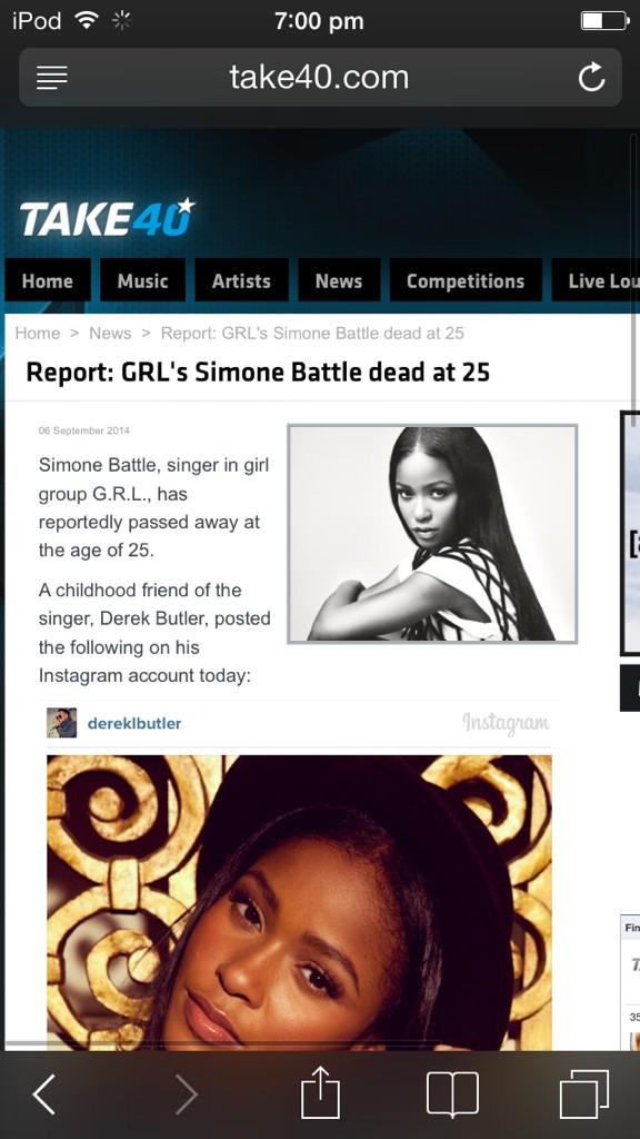 Simone Battle Instagram