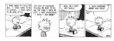 Calvin And Hobbes School Day