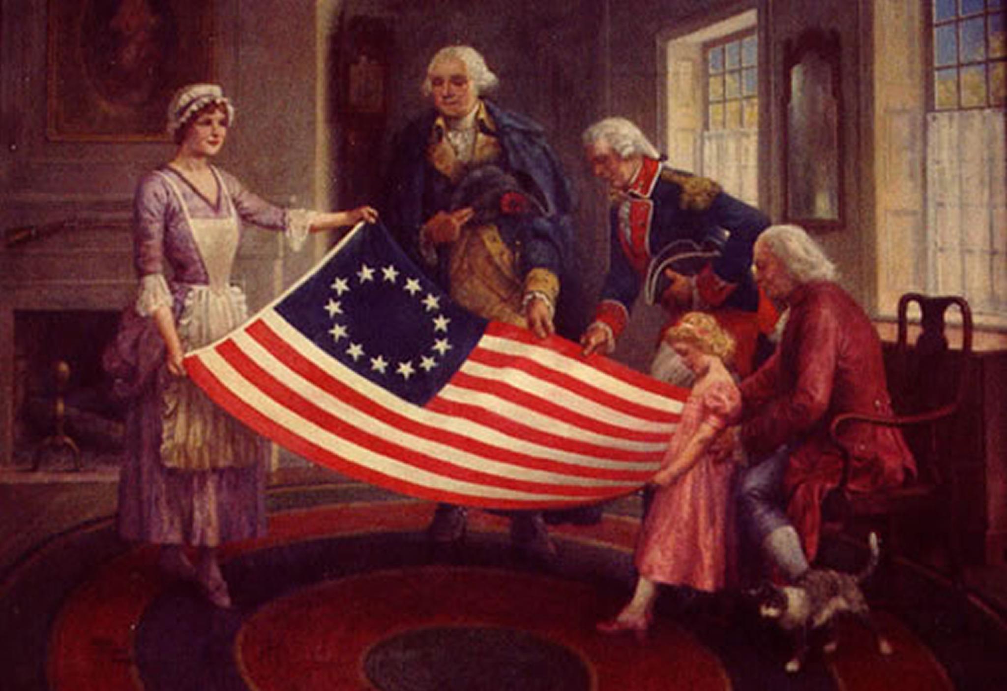 Betsy Ross Made The First American Flag