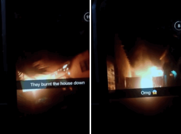 Students at Frat Party Manage to Capture Massive House Fire on Snapchat ...
