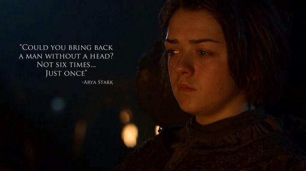Game Of Thrones Arya Stark Quotes