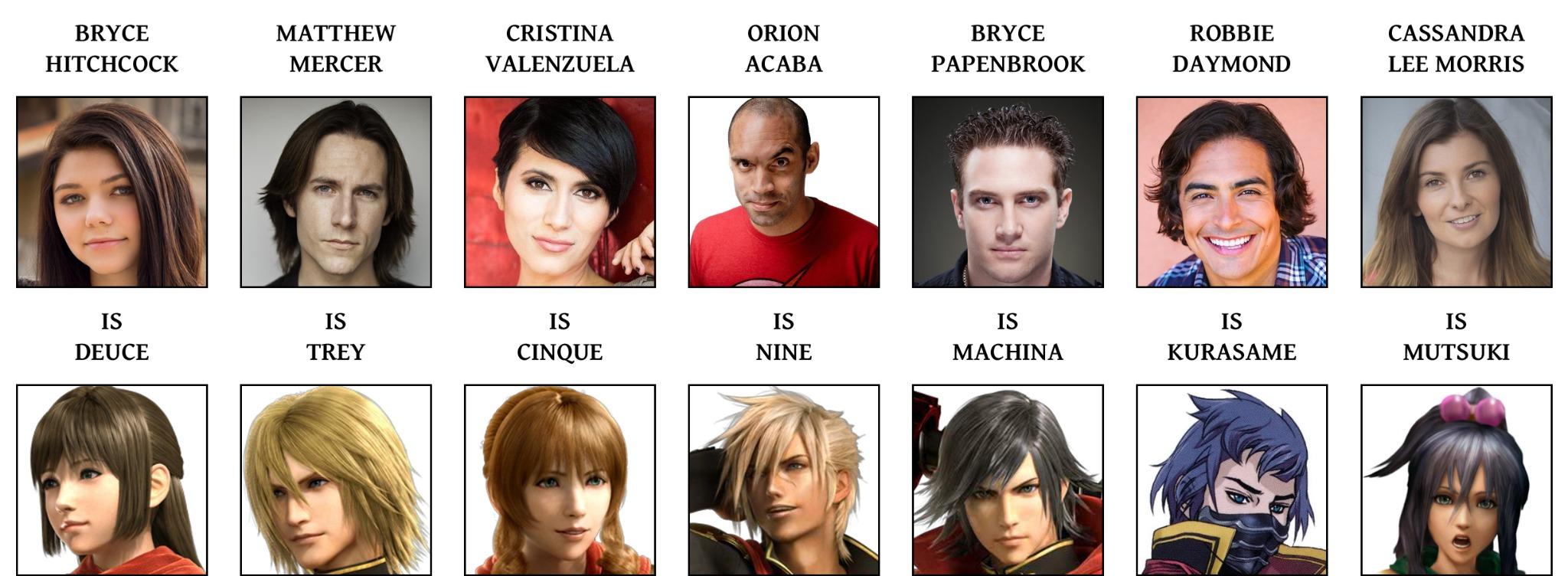 Final Fantasy Cast