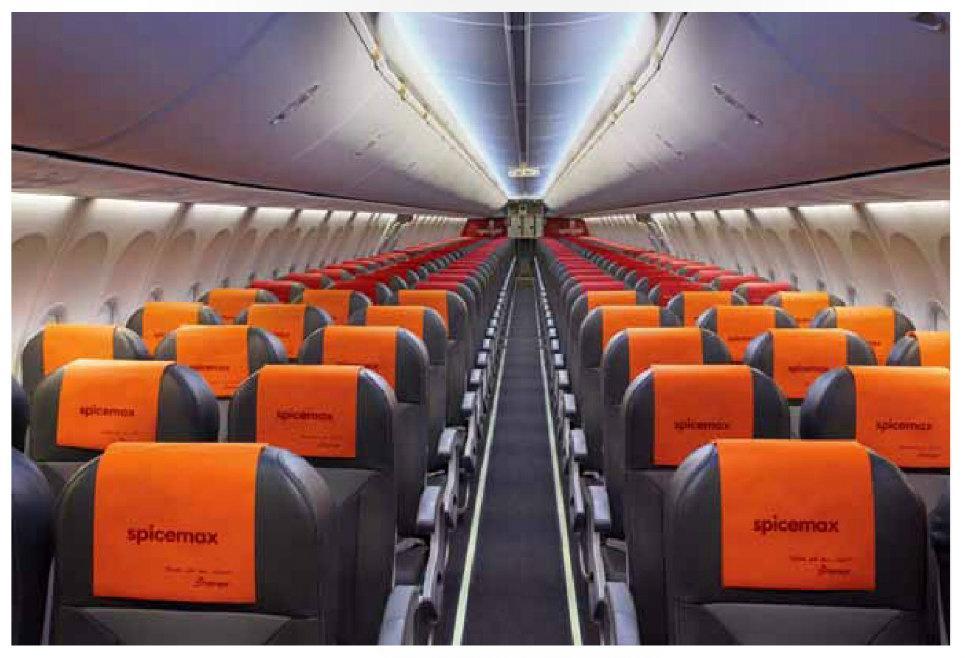 Spicejet Plane Inside