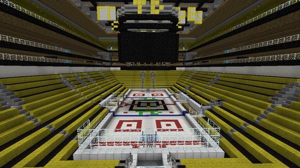 Ice Hockey Stadium Minecraft Pe