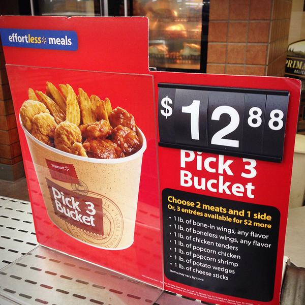 Pick three items (2 entrees & 1 side) from the deli counter for just ...