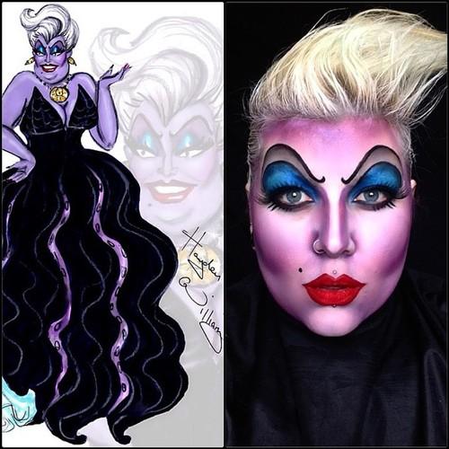 Ursula Inspired Makeup