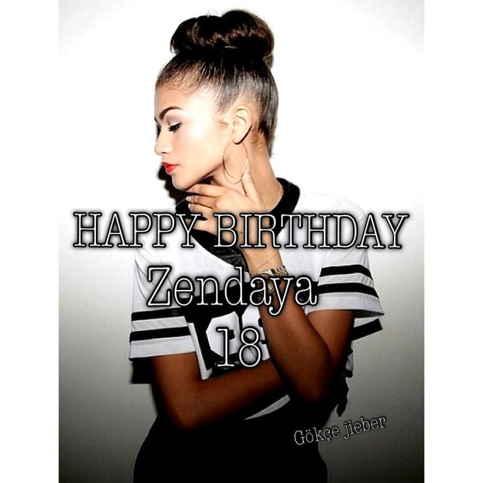 Zendayas Birthday Celebration Happybday To