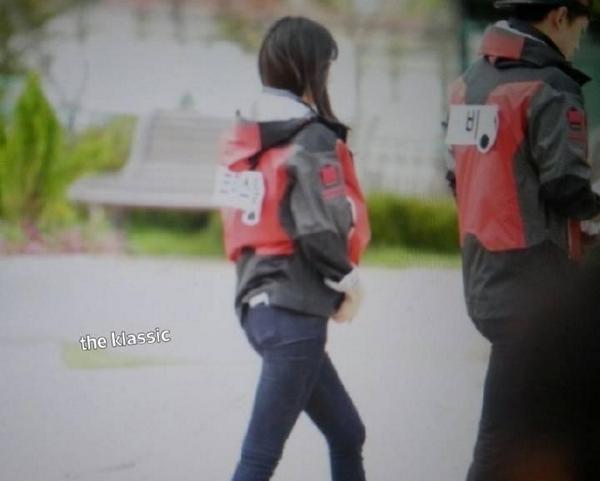 Krystal Jung - Jung Soo Jung España: Krystal y Rain grabando Running ...