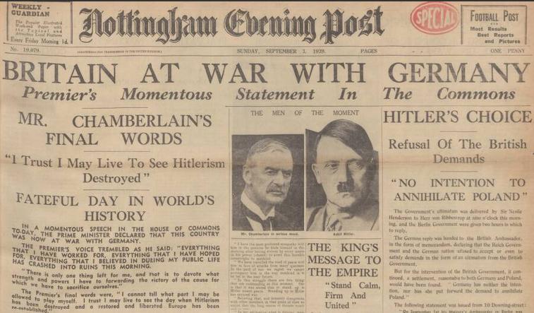 England Declares War