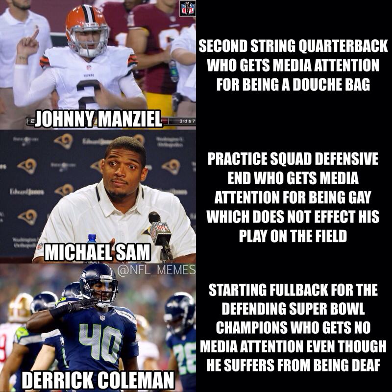 Michael Sam Funny Meme