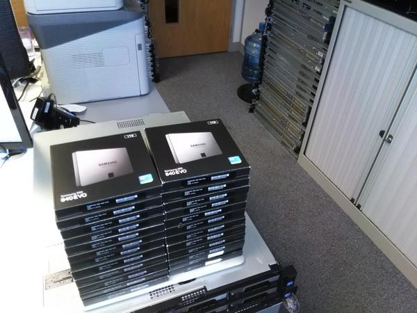 24TB worth of SSD's for a larger client solution ;) : r/ServerPorn