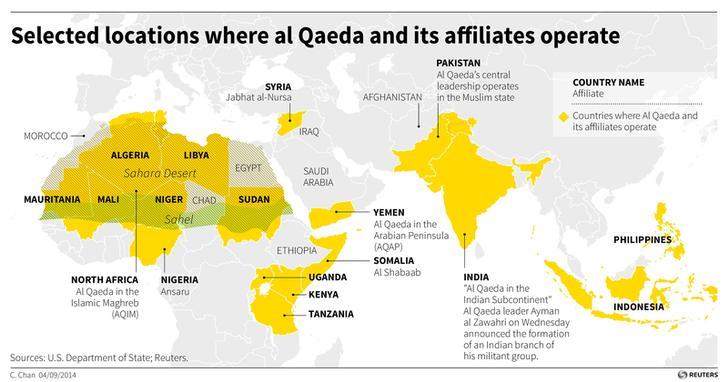 Al Qaeda Map