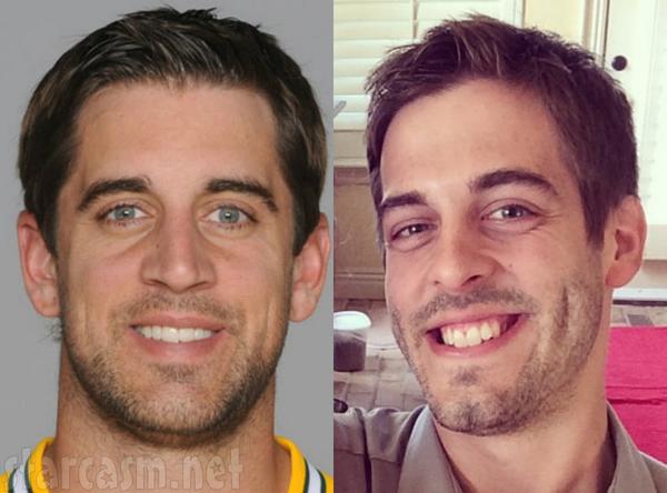 NGT: Aaron Rodgers' doppleganger visits Lambeau & teammates | Big Blue ...