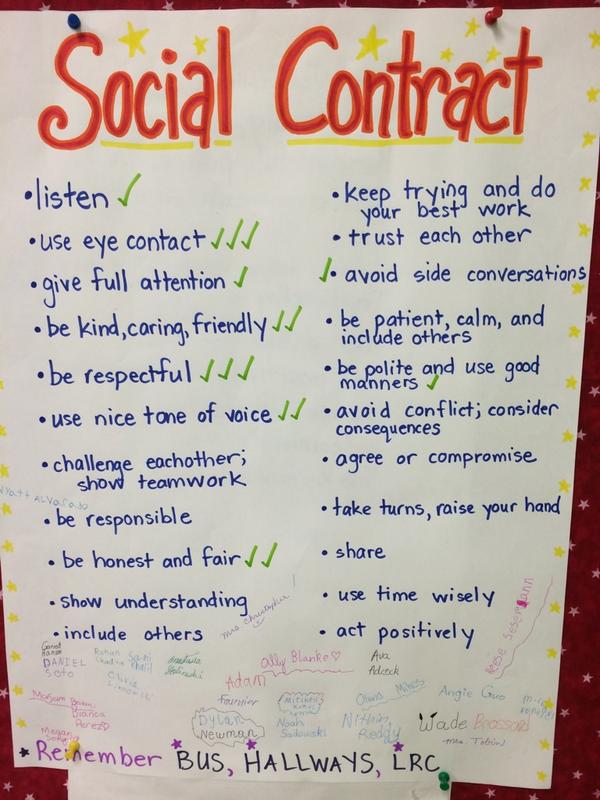 Classroom Social Contract