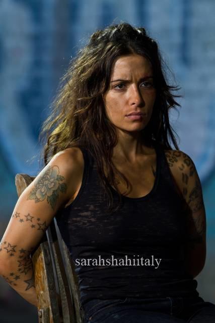 Sarah Shahi Bullet To The Head Tattoo