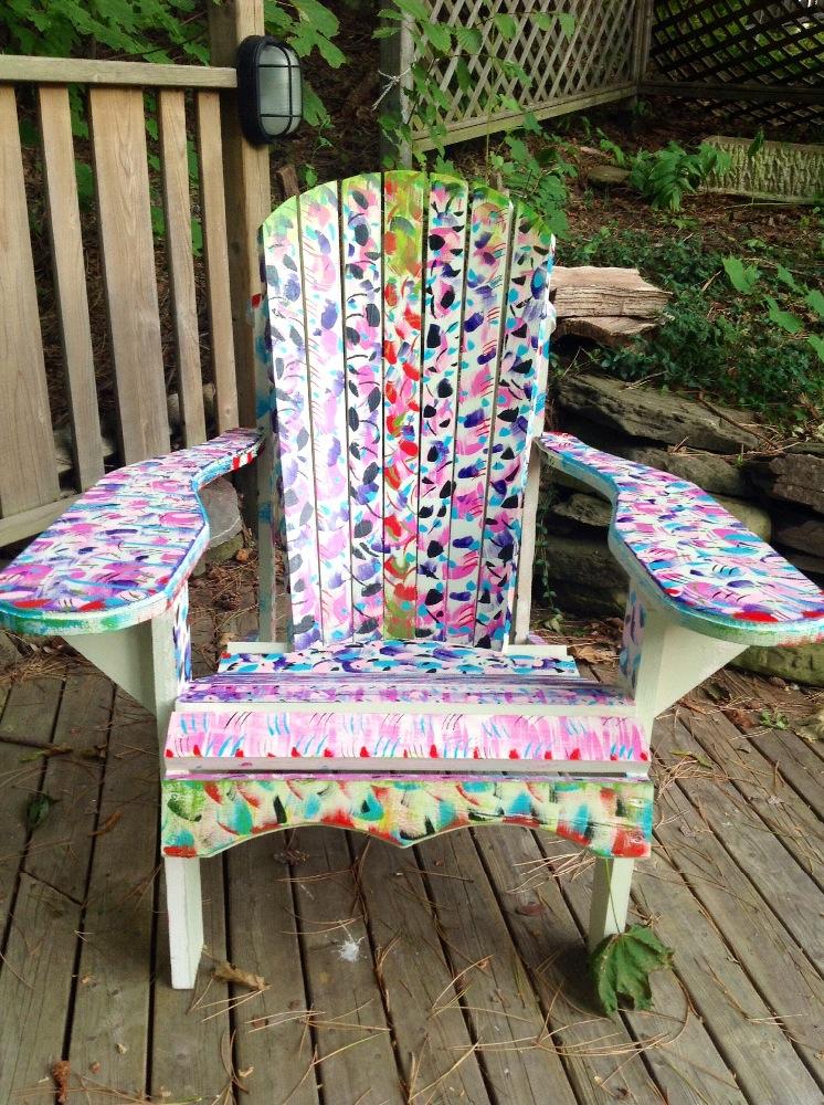 Judith Leidl on X My hand painted adirondack chair for the fundraiser Art in the Park orielfineart ns.sympatico http t S98q38Elva X