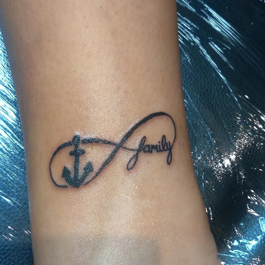 Anchor Infinity Tattoo