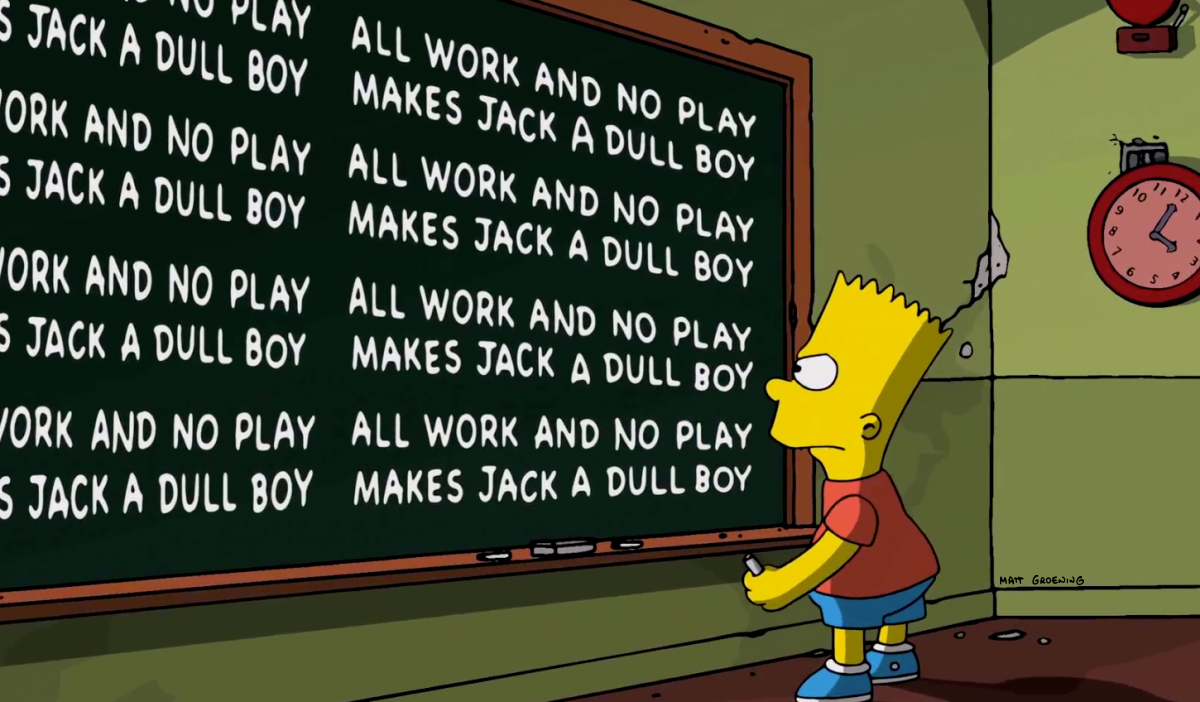 Bart Simpson Chalkboard Quotes