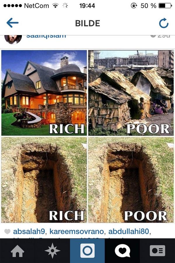 Rich People And Poor People Houses