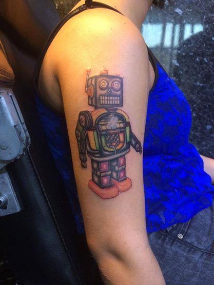 Cute Robots Tattoos