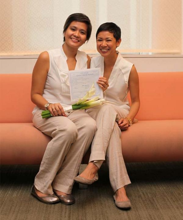 Yes, a woman can have a wife. shakira sison speaks up on her marriage ...