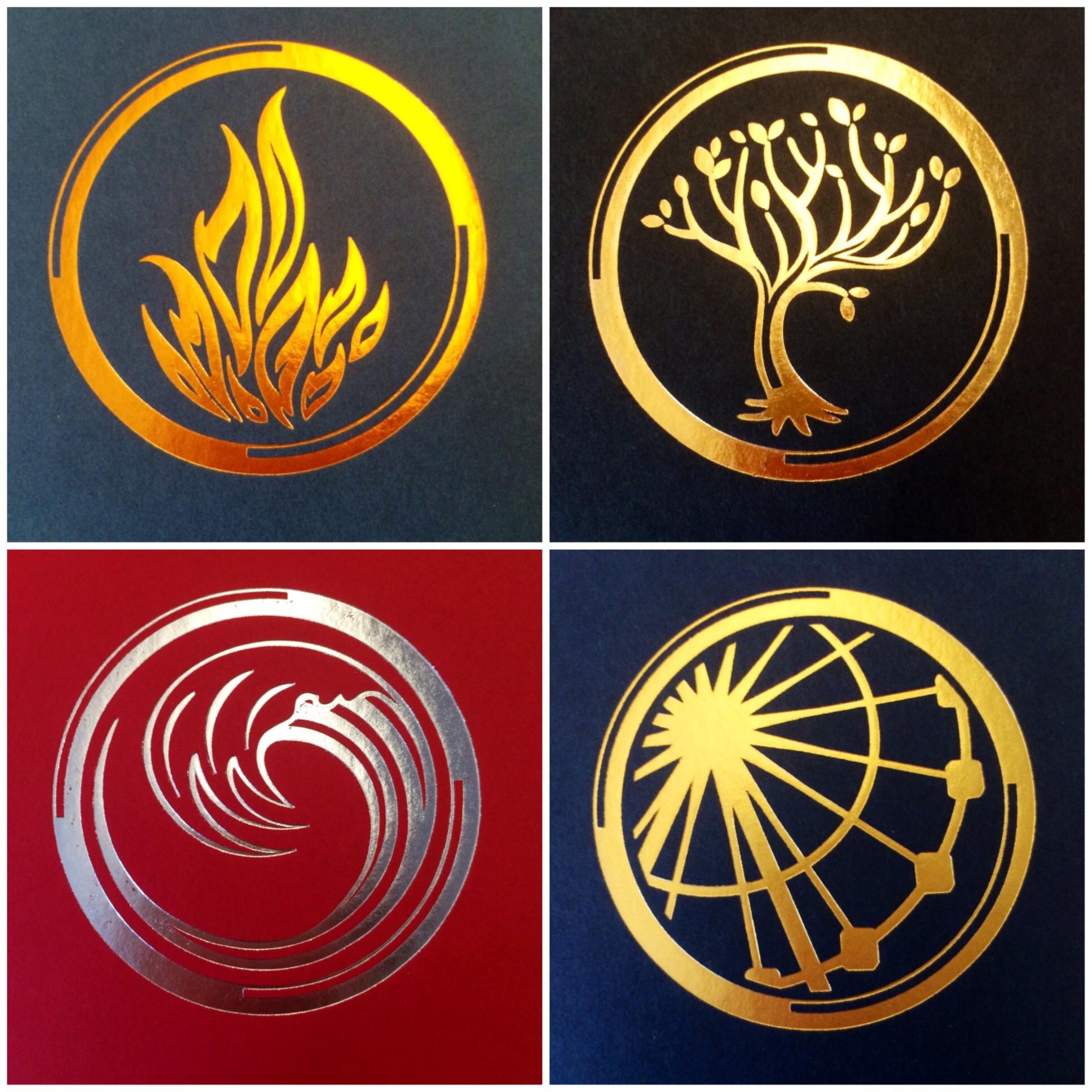 Divergent Insurgent Allegiant Symbols Combined