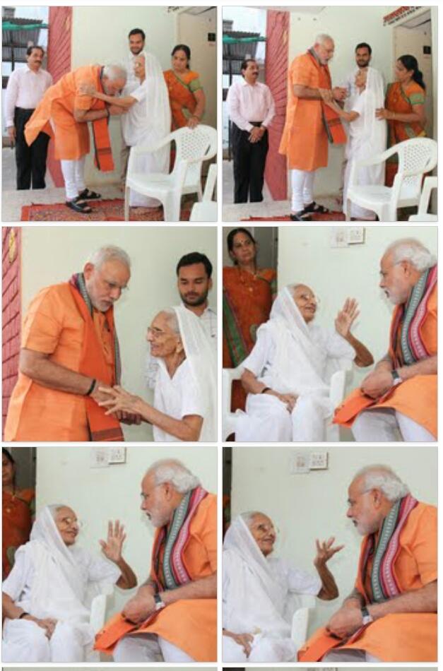 Hiraba gives son Modi Rs. 5,001 as contribution to PM relief fund for J ...