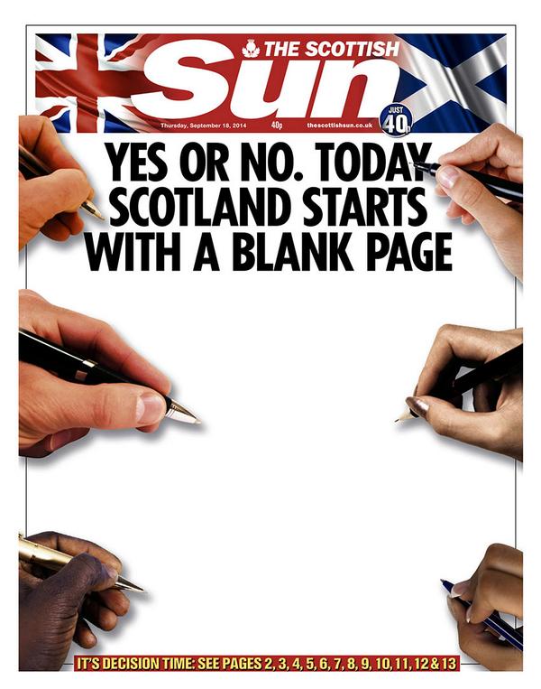 The Scottish Sun Invited People To Write Their Own Front Page – Guess ...