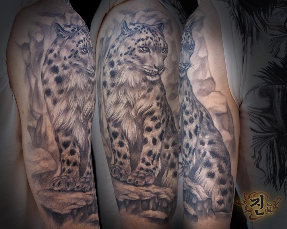 Snow Leopard Tattoo Climbing Cat Set Snow Leopard By WildSpiritWolf
