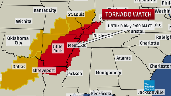 30 Million At Risk--Tornado Warnings: TN, AR --Deadly Night ornadoes ...