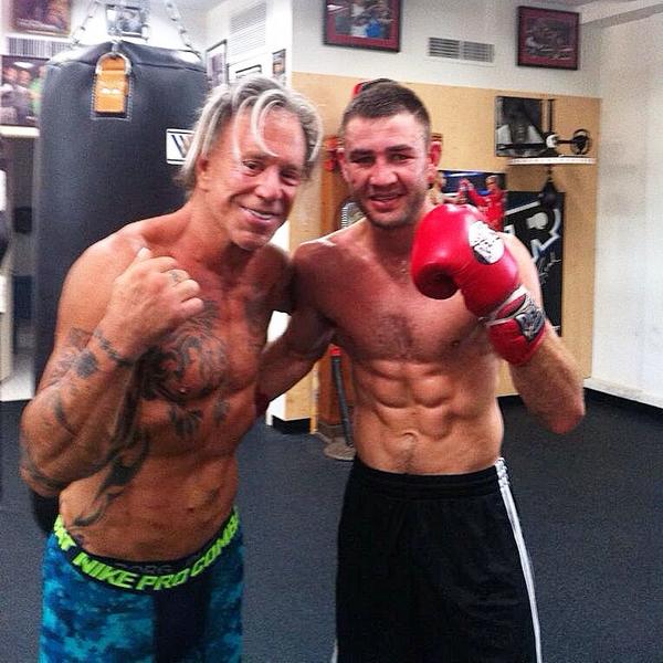 Mickey Rourke Bodybuilding