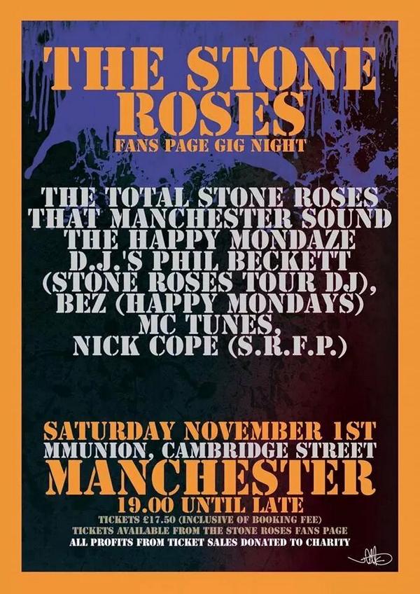 Past event – The Stone Roses Fans Page Gig Night, Manchester | What's ...