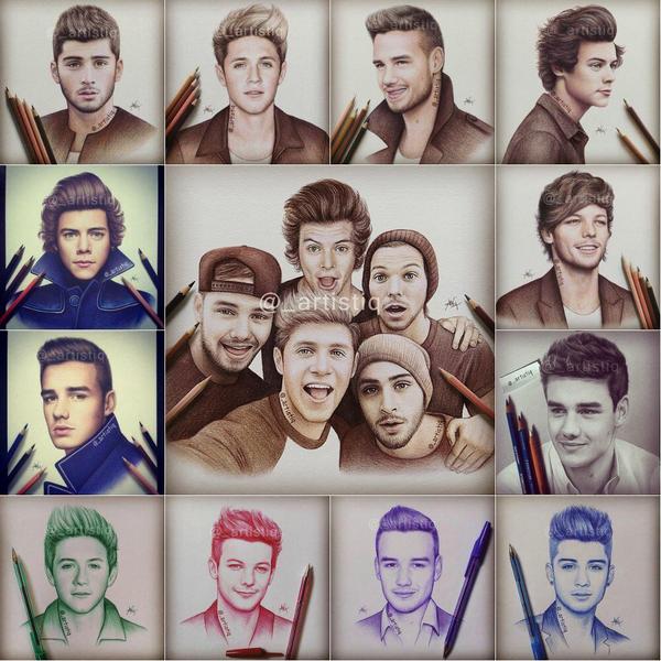 Funny One Direction Drawings