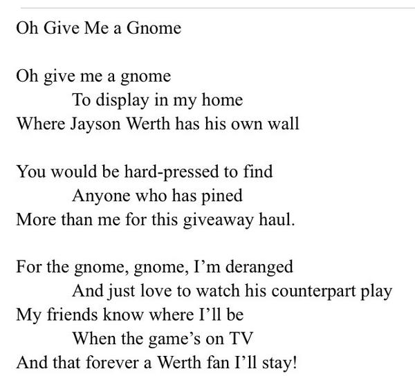 Just received this gnome poem. - scoopnest.com