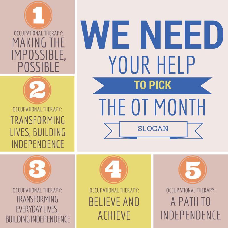 Occupational Therapy Slogan