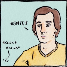 「New comic of my face problems! #bigdysfunctionalnose http://」False ...