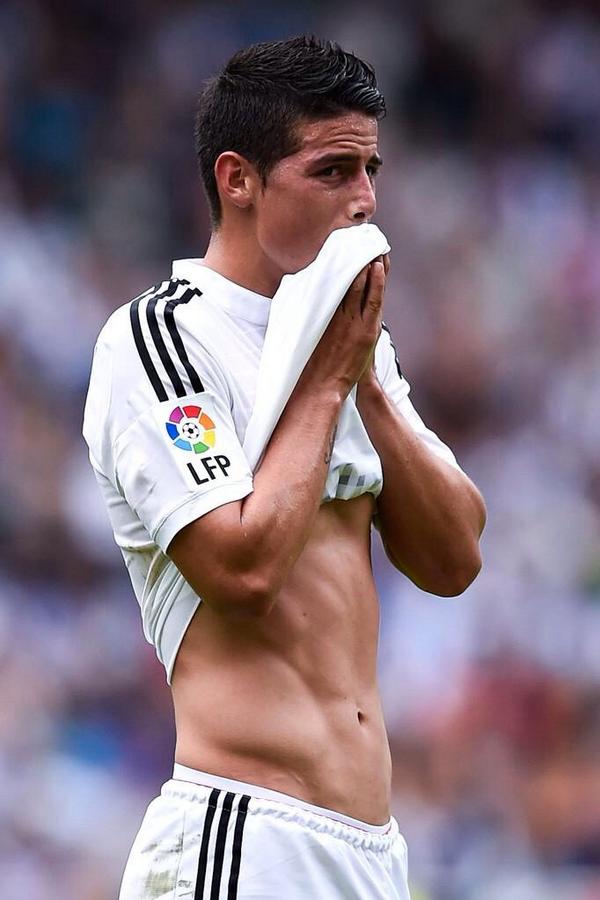 James Rodriguez Shirtless