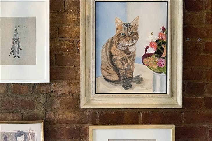 George Bush Paintings Cat