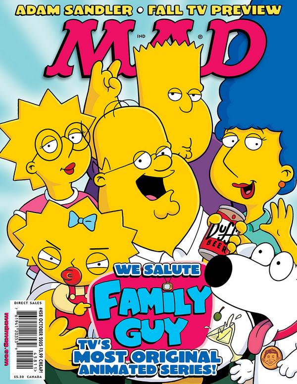 Simpsons Family Guy Crossover Entertainment Weekly Video: The