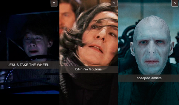 Harry Potter Snapchat