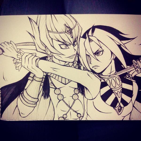 Yugioh Zexal Nasch And Merag