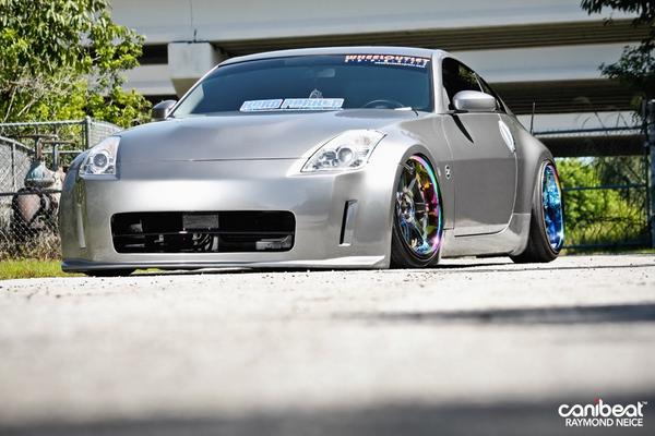 Silver 350z Stance