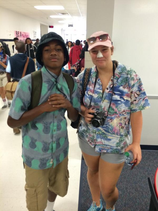 Tacky Tourist Day At School