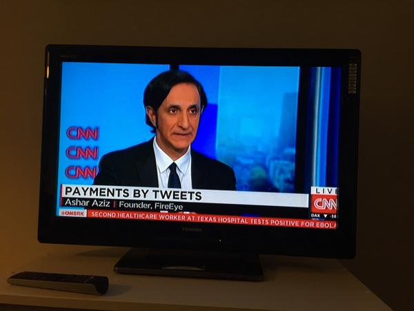 Ashar Aziz : Ashar Aziz founder FireEye discussing banking security CNN ...