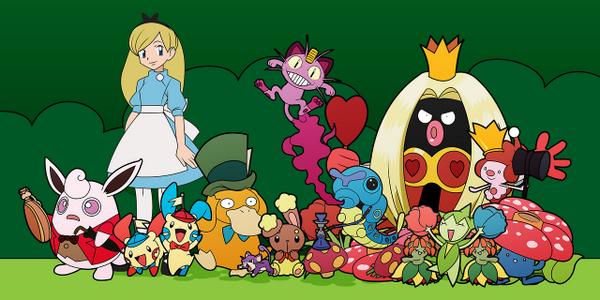 Pokemon Alice In Wonderland