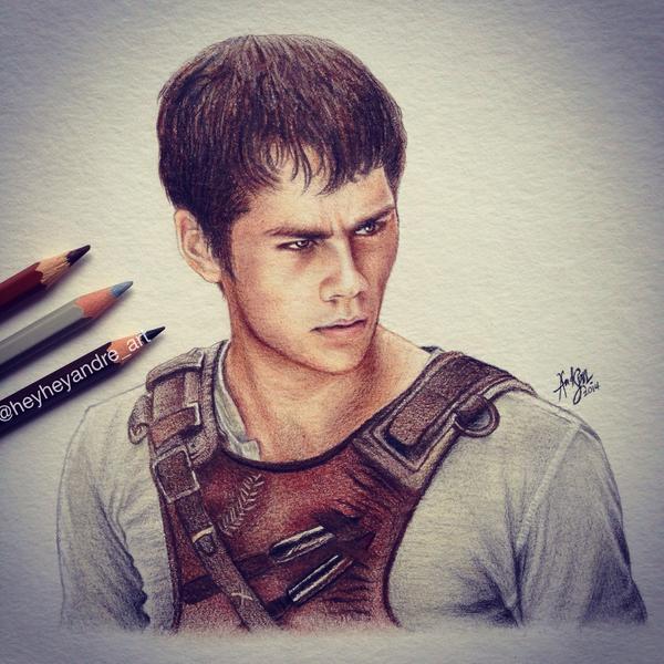 Maze Runner Thomas Drawing